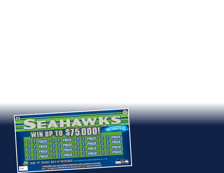 Washington's Lottery - Seahawks Scratch