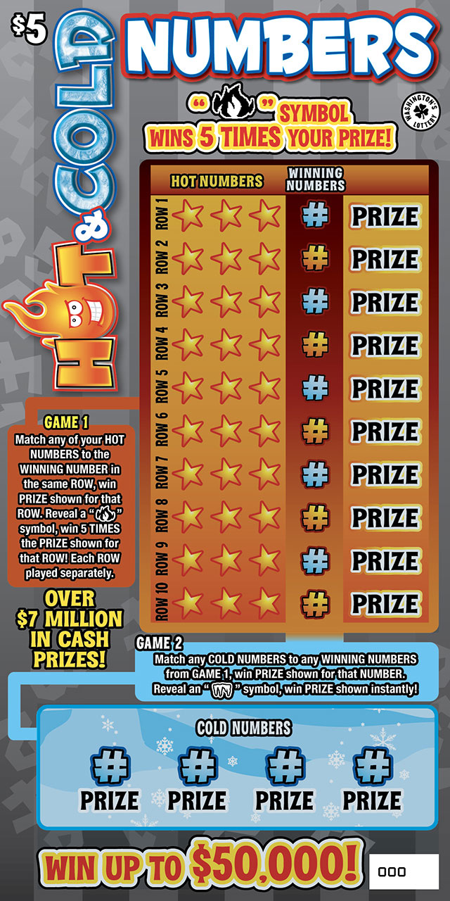 1936 - Hot & Cold Numbers - Washington Lottery